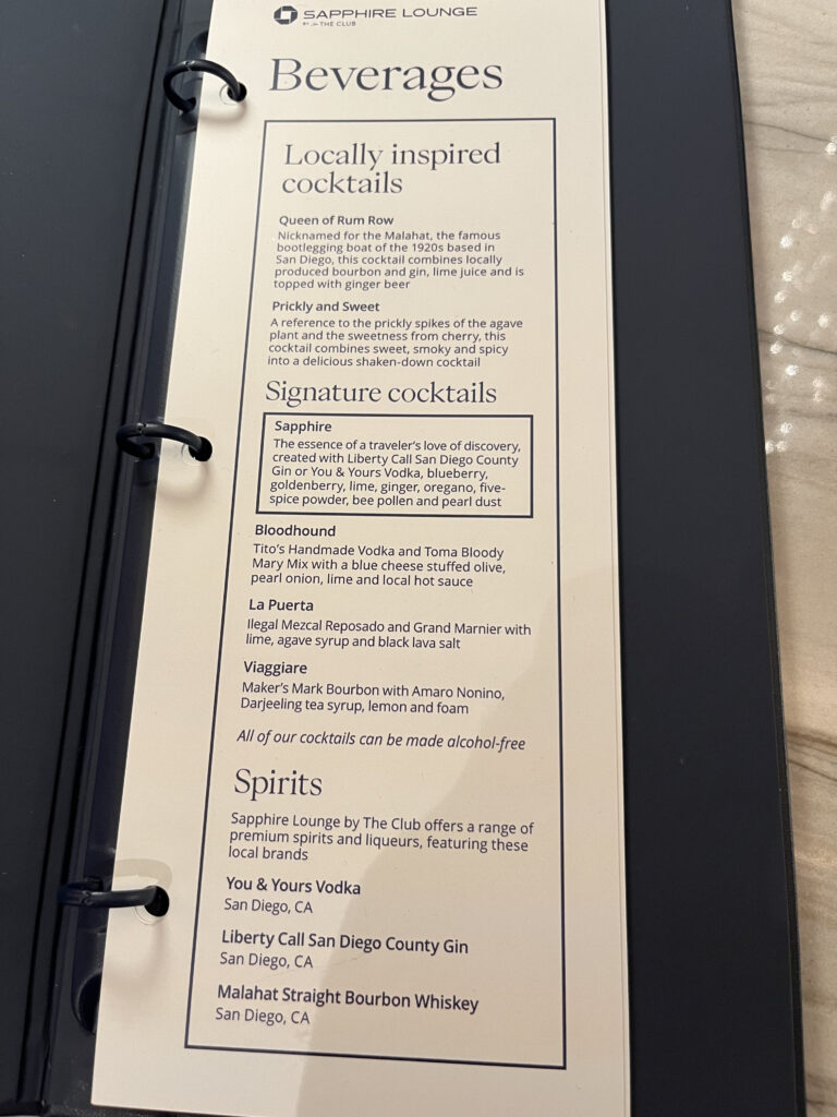 Now Open: The New Chase Sapphire Lounge San Diego (SAN)