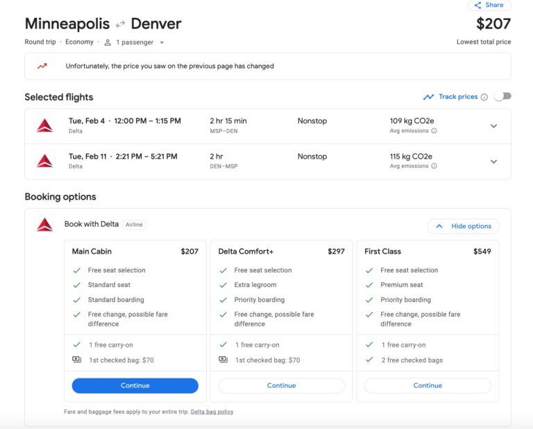 Why Did Delta's Cheapest Fares Disappear from Google Flights, Other Sites?