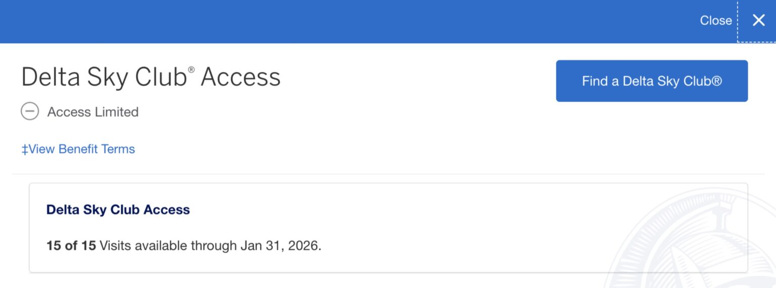 Delta Sky Club Access Limits Have Arrived: Here's How to Track Your Visits